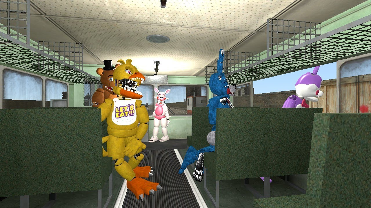 Gmod Fnaf | Fnaf on a bus pt. 2 - YouTube