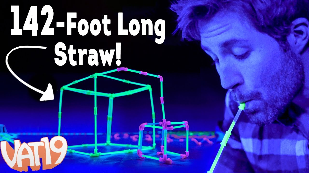 The World's Longest Straw? | VAT19 - YouTube