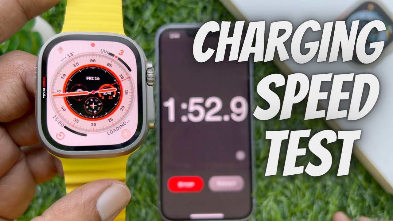 Apple Watch Ultra Charging Speed Test - (0% to 100%) ⚡️⚡️35W Fast ...