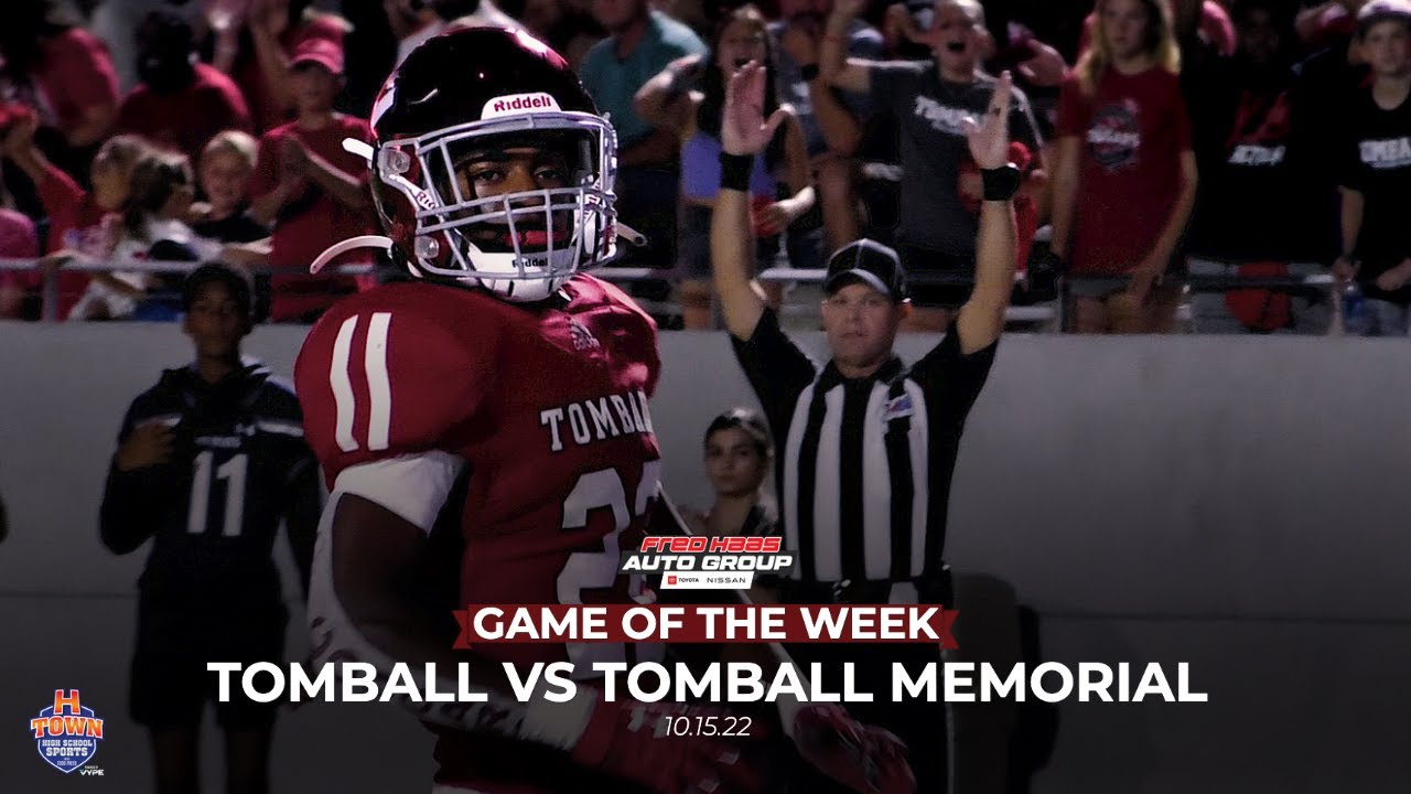 Tomball vs Tomball Memorial Football 10.15.22 - YouTube