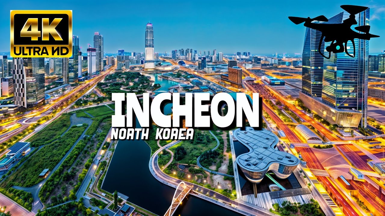 Incheon, South Korea In 4K By Drone - Amazing View Of Incheon, South ...