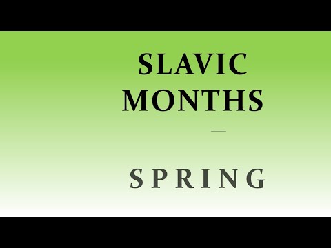 Slavic Months (1). SPRING