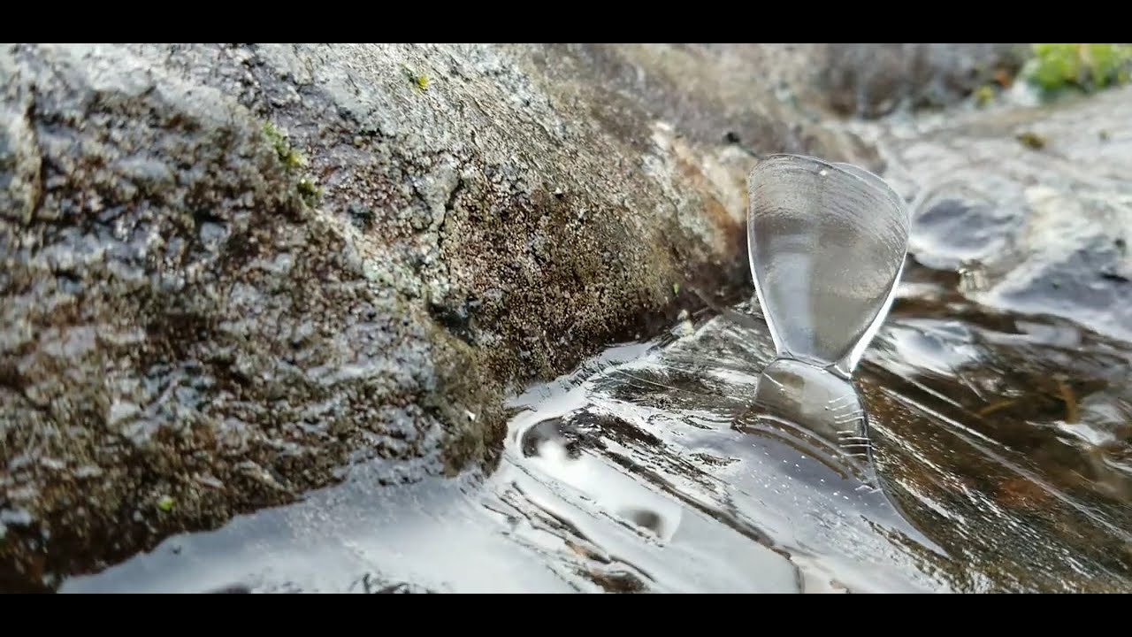 Amazing ice (spike) formation - YouTube