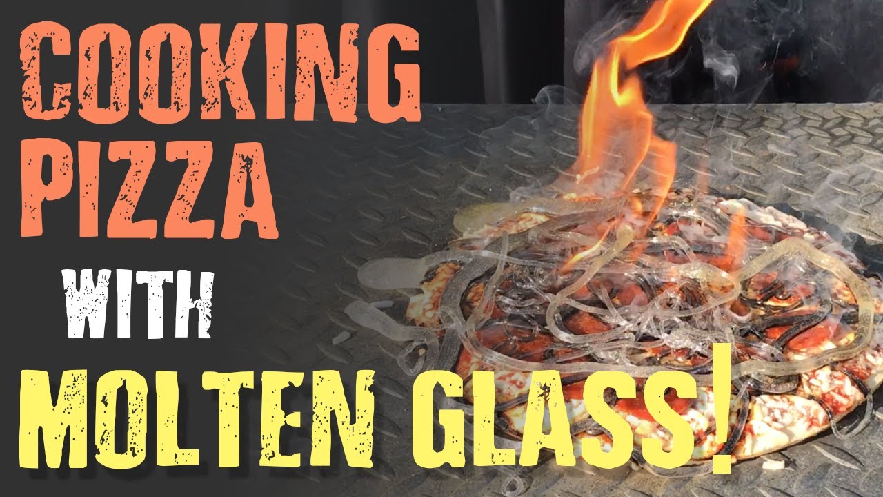Cooking Pizza 🍕 with Molten Glass! - Check this Out! - YouTube
