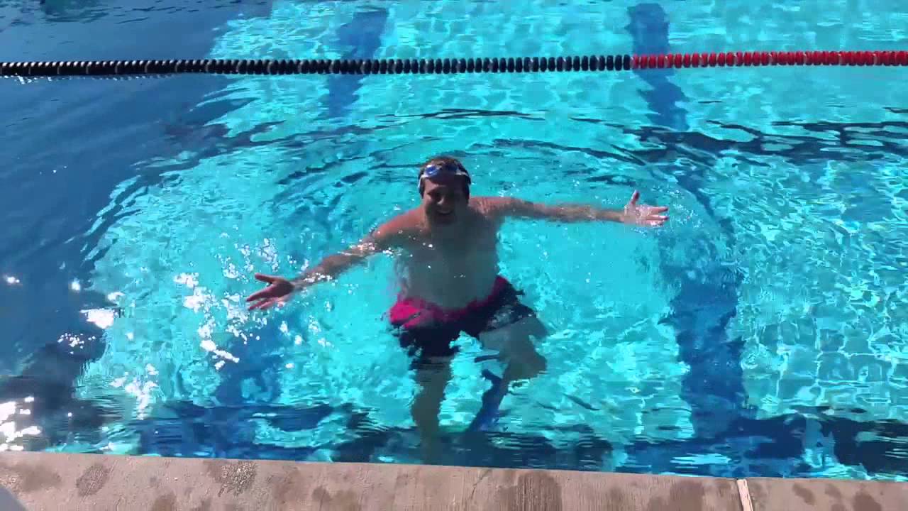 swimming lesson from josh - YouTube