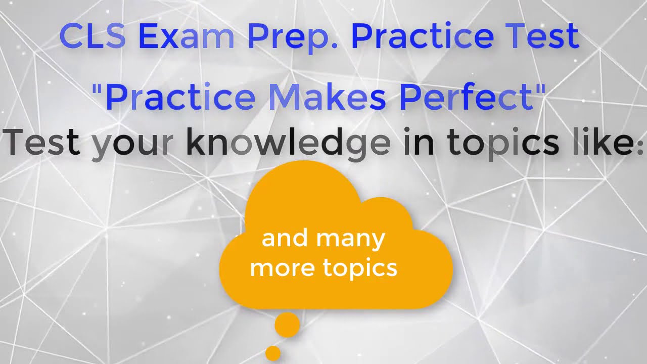 CLS Exam Practice Test - Free Trial - YouTube