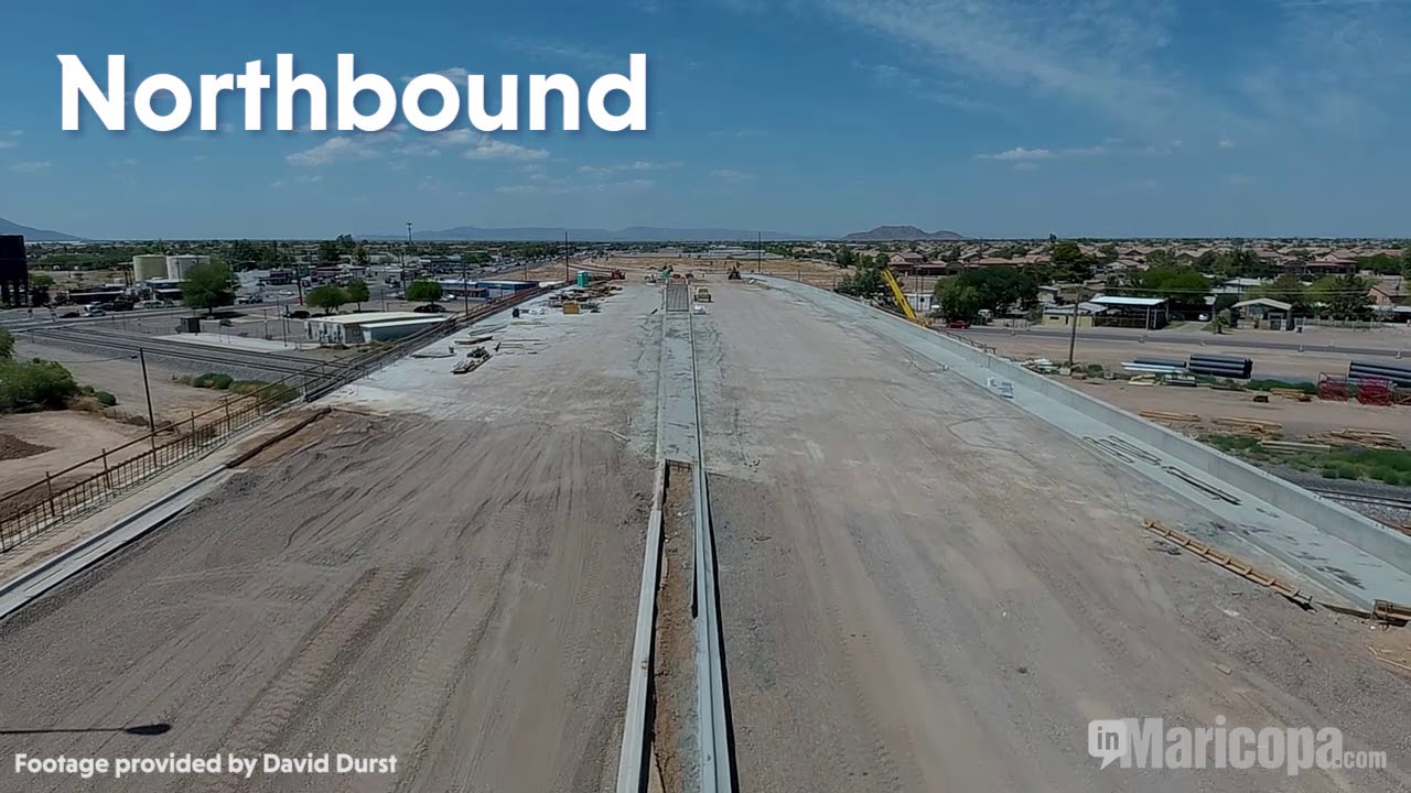 Overpass North & South State Route 347, in Maricopa, Arizona - YouTube