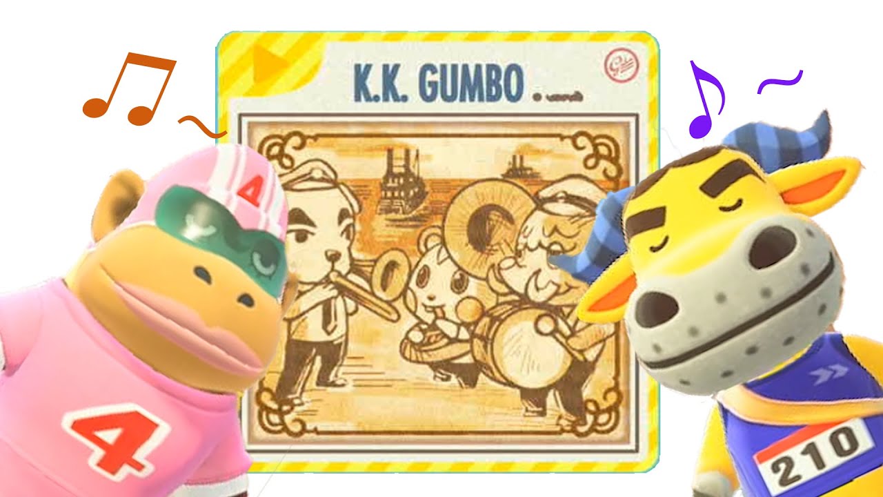 Villagers Singing K.K. Gumbo Together - Animal Crossing : New Horizons ...