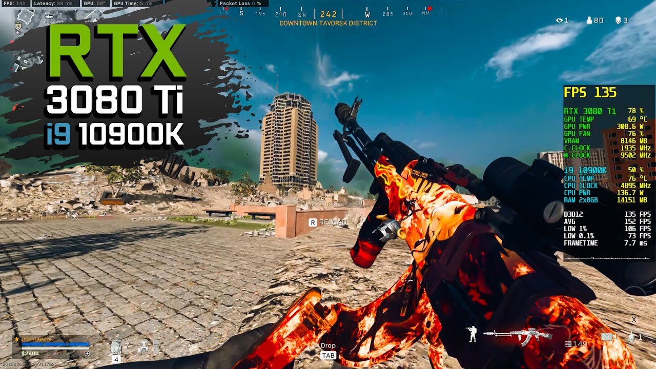 Call of Duty: Warzone Battle Royale - RTX 3080 Ti 12GB | 1080p Custom ...