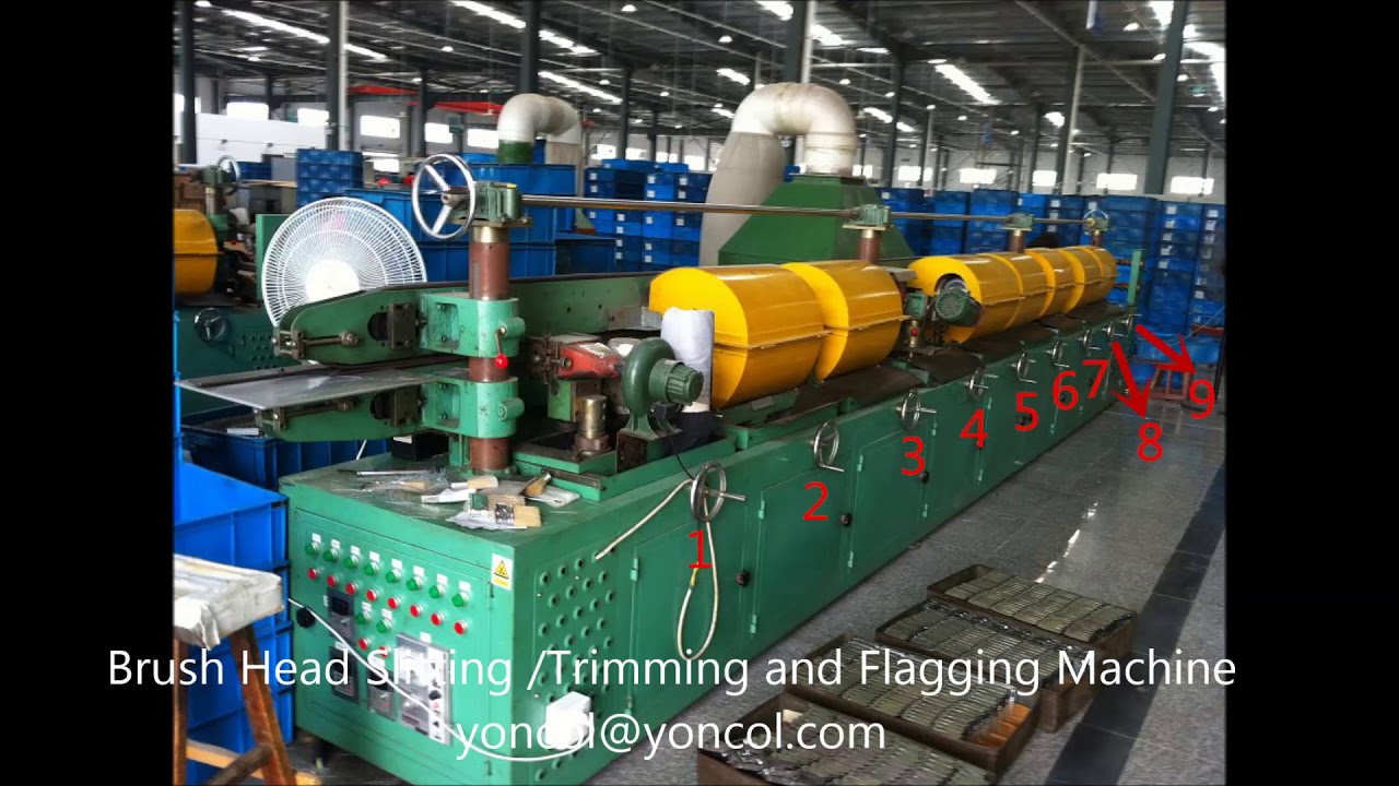 Paint Brush Making Machine/Full Line Production - YouTube