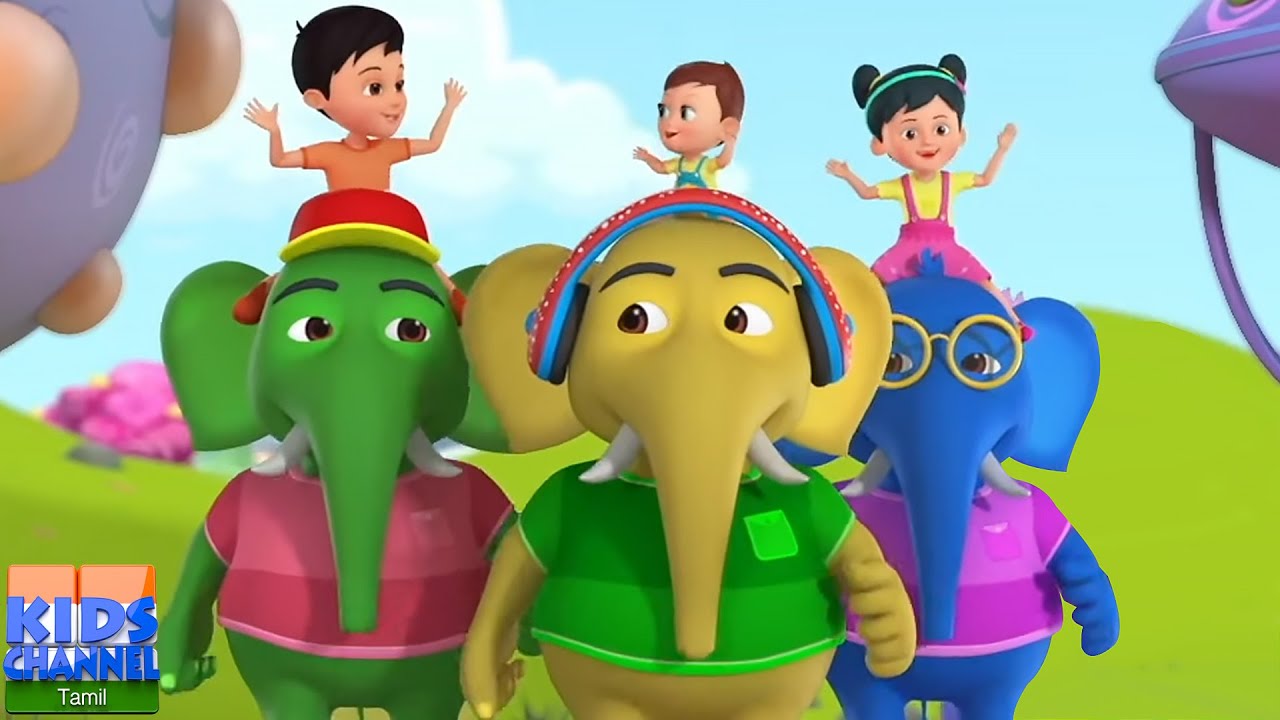 Ek Mota Hathi, ஏக் மோதா ஹாதி, Tamil Rhyme and Children Song - YouTube