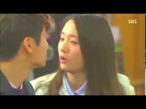 The Heirs kissing scene [Krystal&Min Hyuk] ep20