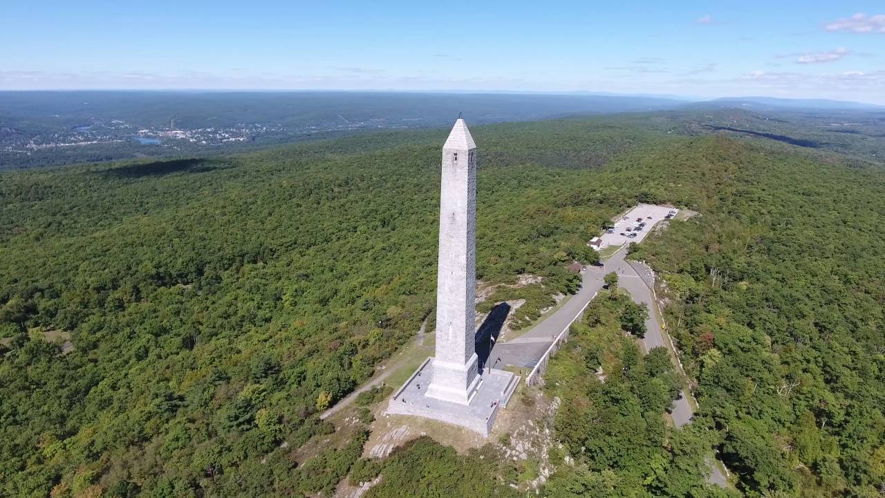 High Point Monument Drone Flight - YouTube