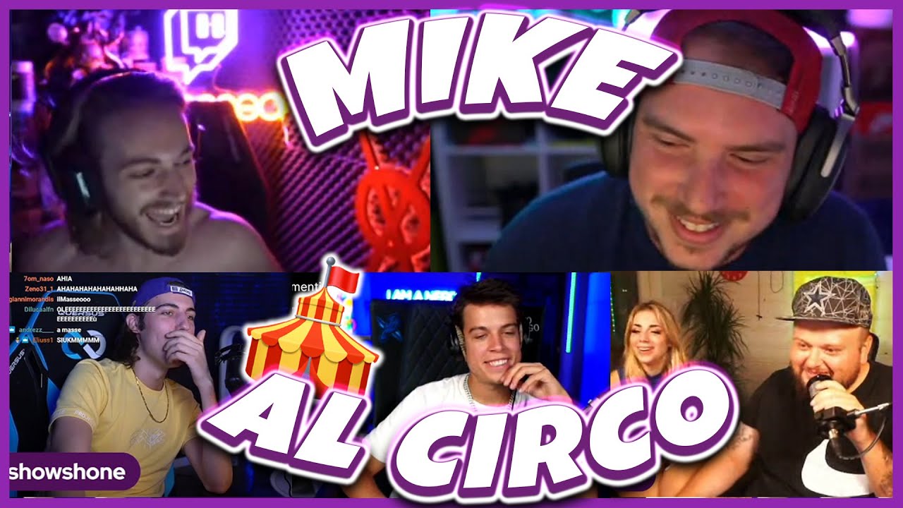 MikeShowSha OSPITE AL CIRCO ! 🎪 w/ il Masseo - YouTube