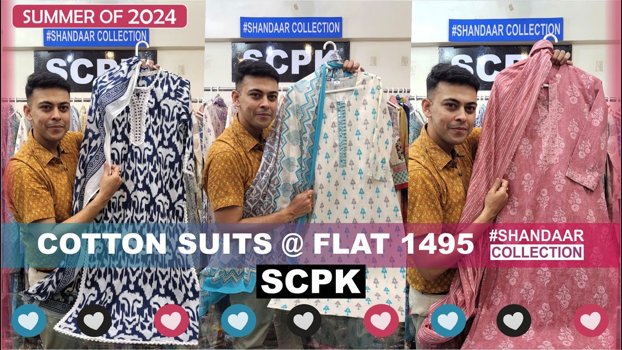 SCPK Special Series | Cotton Suits at just 1495 | Summer Collection ...