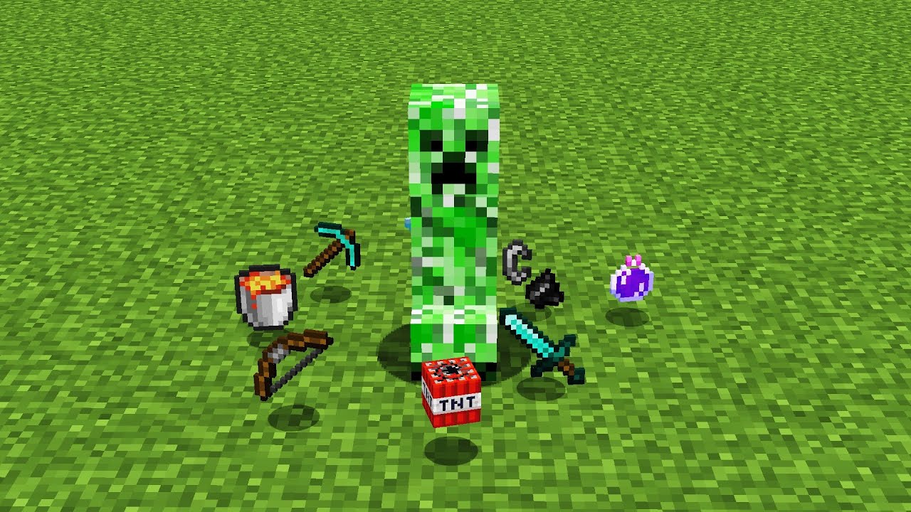 How do different players kill a creeper? / minecraft - YouTube