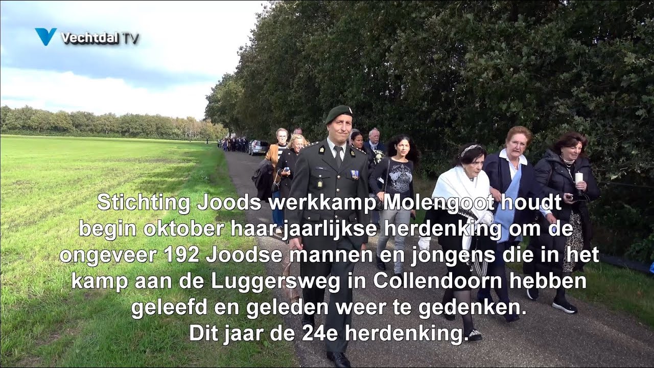 Herdenking Joods werkkamp Molengoot - YouTube