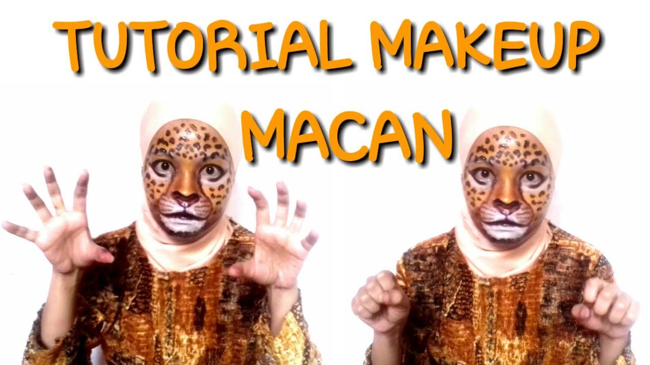 MAKE UP KARAKTER HEWAN MACAN | LEOPARD MAKEUP HALLOWEEN - YouTube
