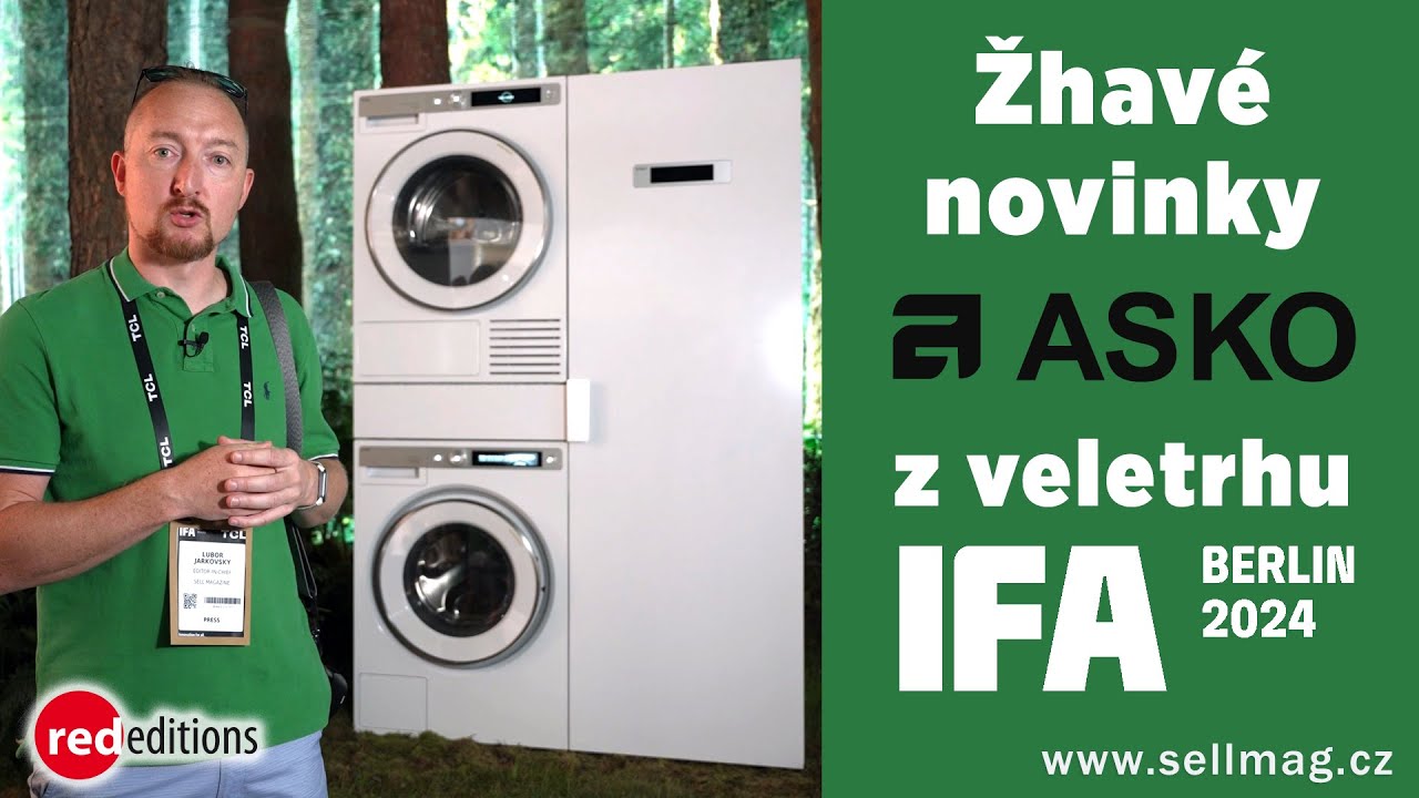 ASKO na veletrhu IFA 2024 - trouby s přesností na stupeň Celsia, nové pračky a další novinky ...