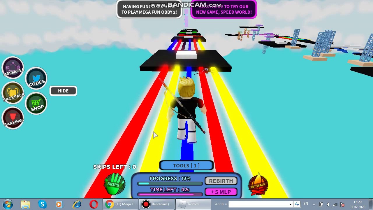 roblox Mega fun obby 2070 Stages - YouTube
