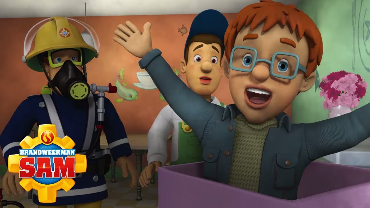 Rook in het Fish Cafe! | Brandweerman Sam | Kinderfilms - YouTube