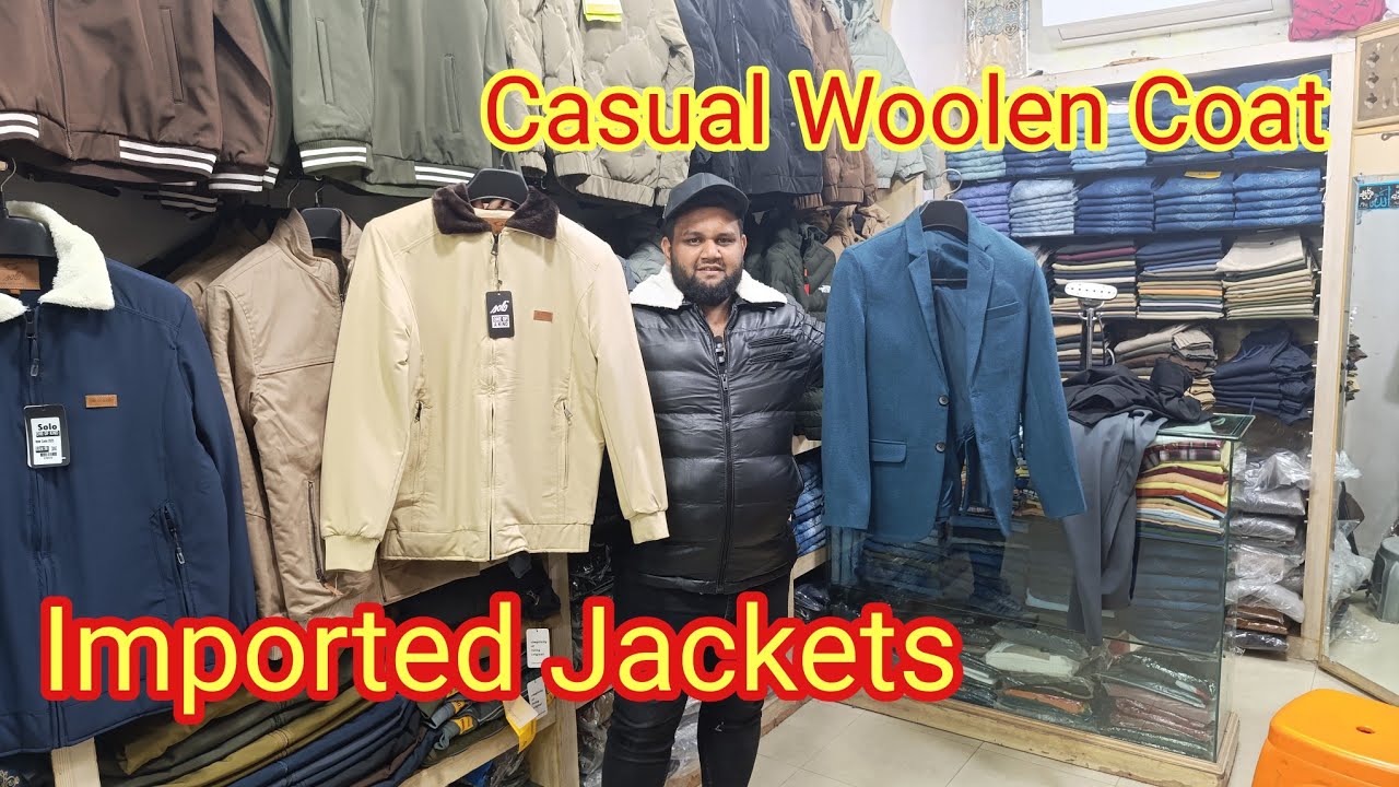 Mens imported Casual Woolen Coat | Mens Imported Jackets market | Mens ...