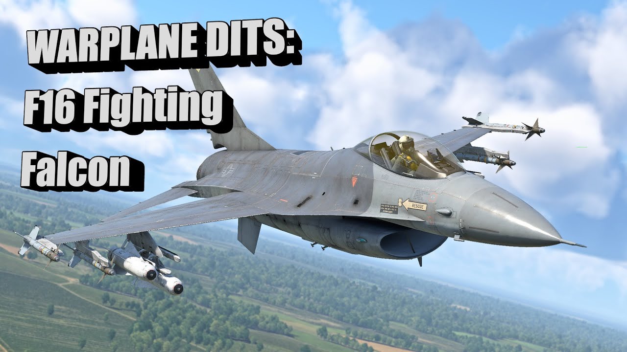 Warplane Dits: F16 Fighting Falcon - YouTube
