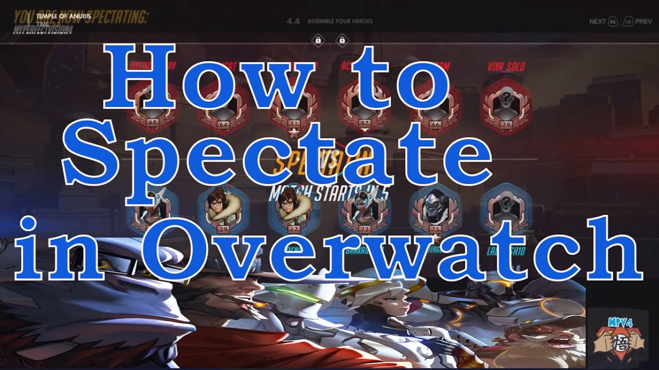 How to spectate in overwatch - YouTube