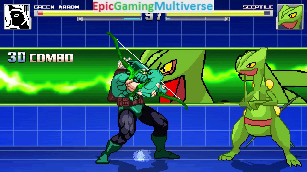 Sceptile VS Green Arrow The Superhero On The Hardest Difficulty In A ...