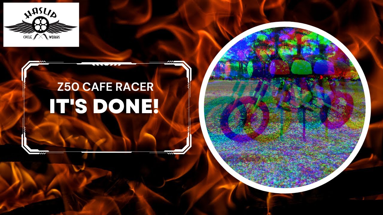 Honda Z50 Cafe racer style build FINISHED! - YouTube