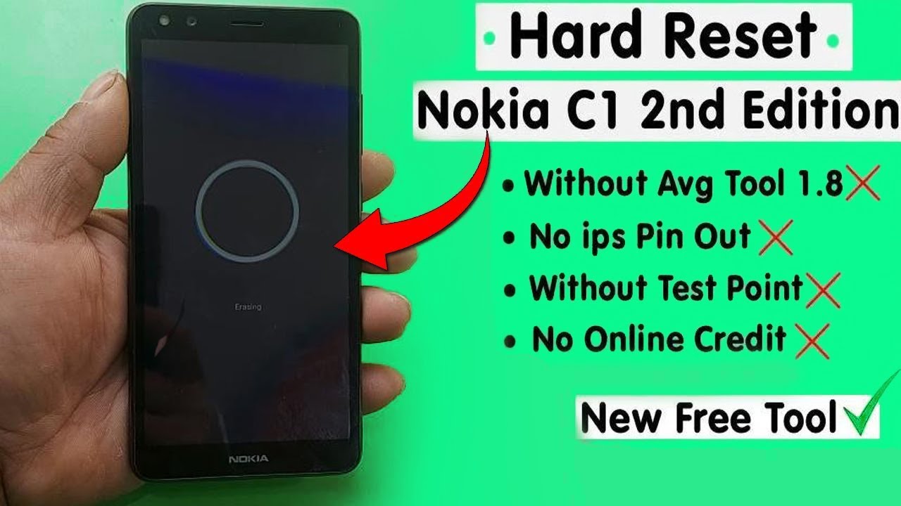 Hard Reset Nokia C1 2nd Edition (Ta-1380) Reset Failed/All Method Fail Solution 100% Working ...
