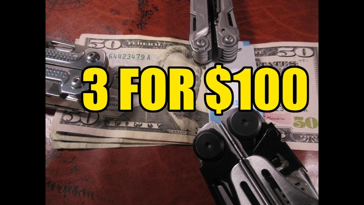 $100 Multi-Tool Challenge - 3 New Multi-Tools Required! - YouTube