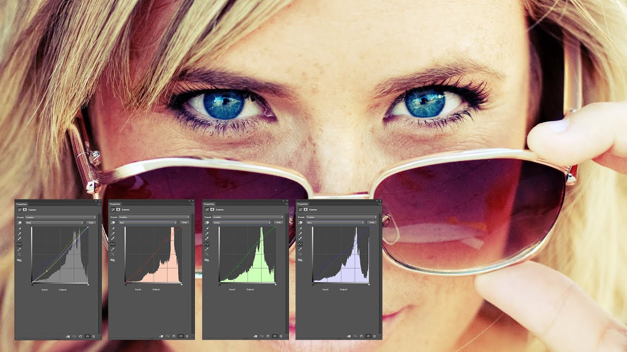 Lomography Effect with Curves Adjustment Layer - YouTube