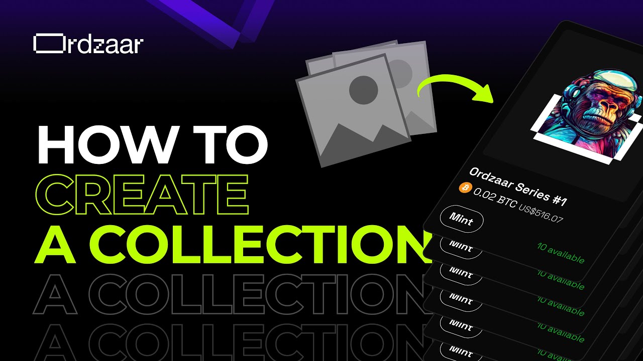 How to launch your #Ordinals collection on Ordzaar - YouTube