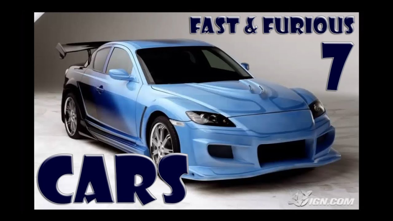 Cars Used in Fast and Furious 7 | Top 20 Best Cars in the History - YouTube