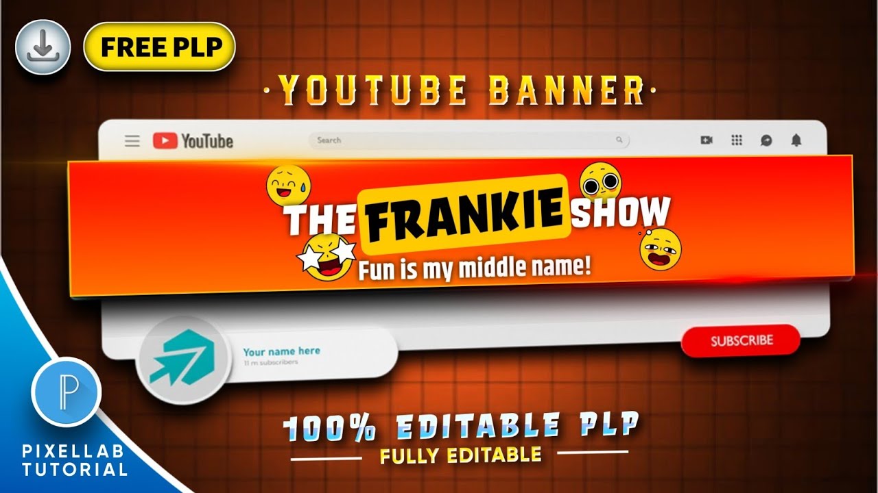 How To Make Funny Youtube Banner | Funny Youtube Banner Kaise Banaye ...