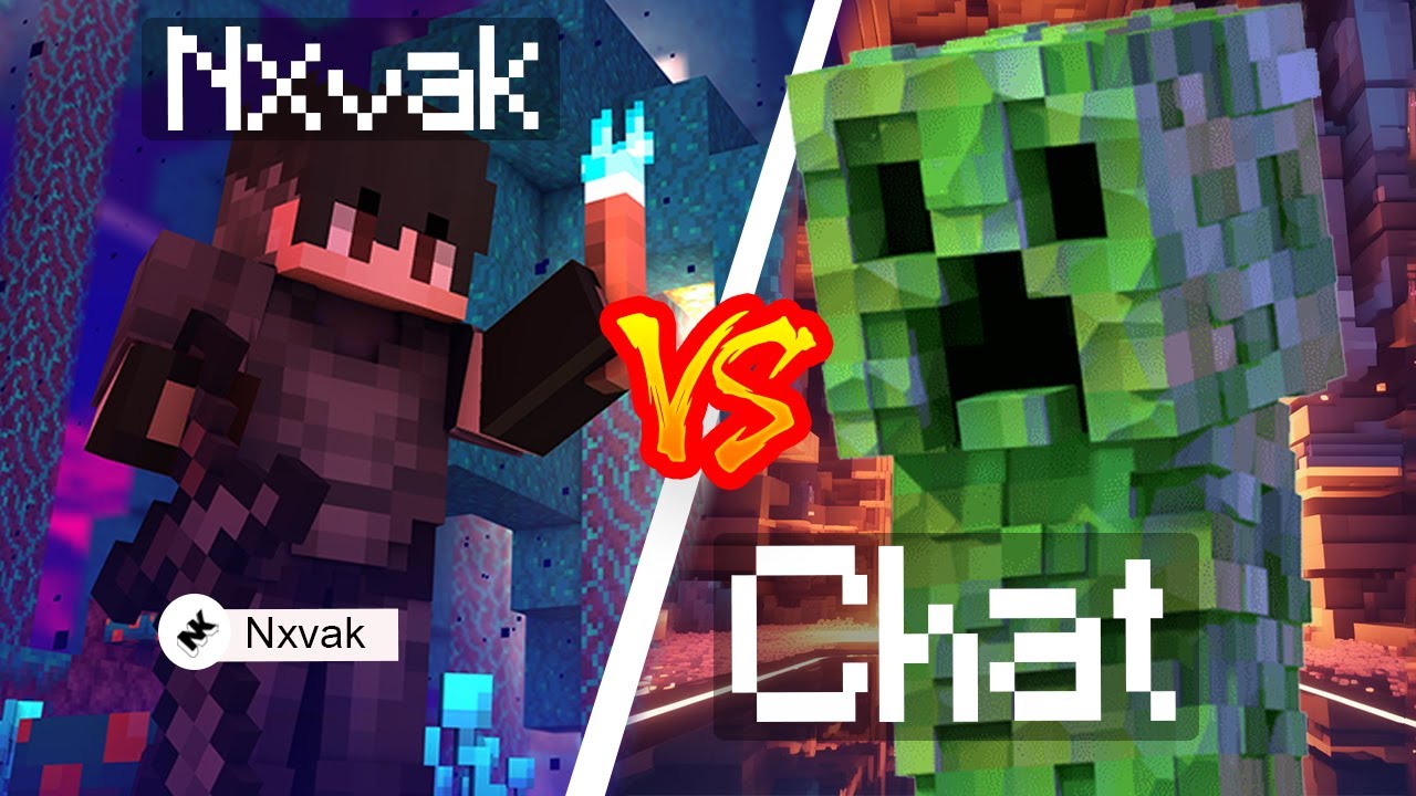 CHAT vs STREAMER 😧😅 | MINECRAFT - YouTube