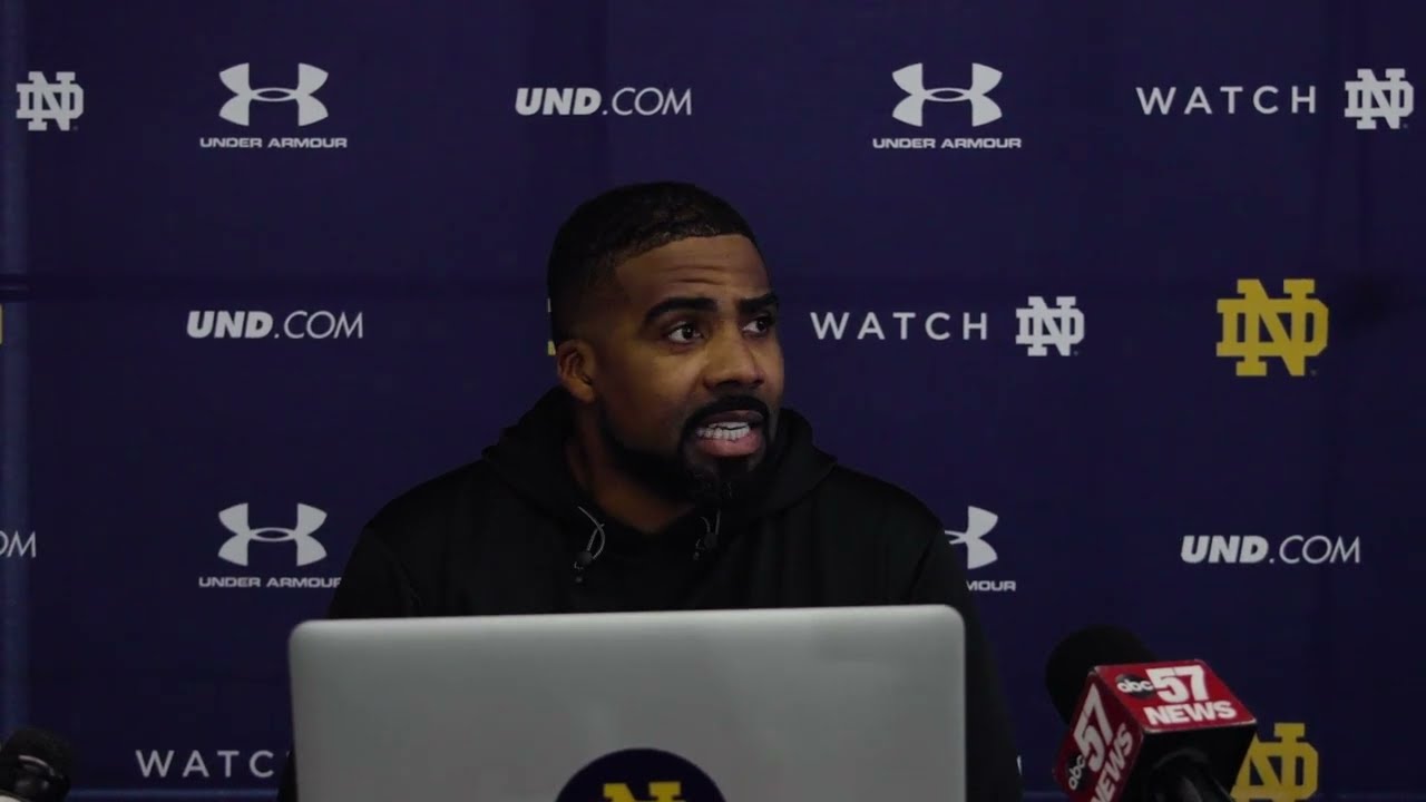 @NDFootball | Defensive Line Coach Al Washington Press Conference (4.5. ...