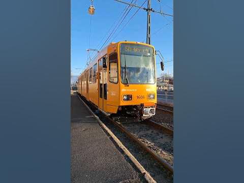 TW 6100(Szuperbanán) érkezik az Iparvasúthoz #bkv #bkk #travel #villamos - YouTube