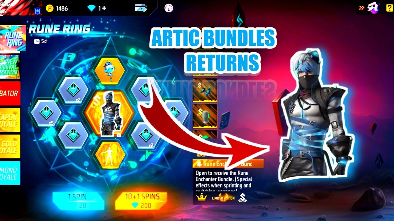 ARTIC BUNDLES RETURNS|Event start's in May 2|Freefire|Gaming - YouTube