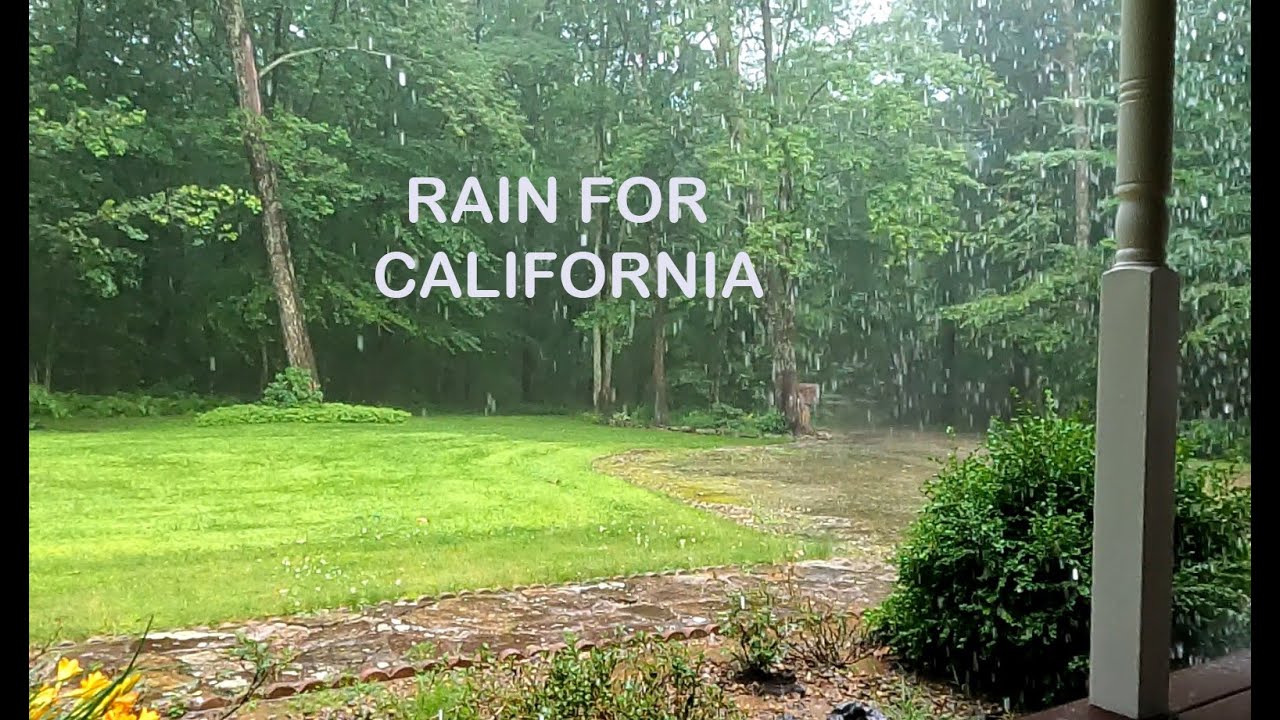 Rain rain and more rain for California - YouTube