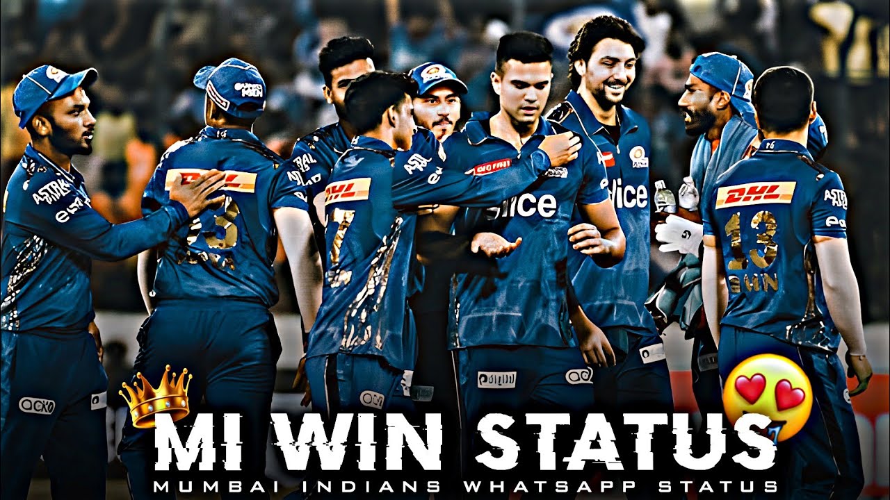 MI Win Status ⚡🥵 • MI Win whatsapp status💥 • MI Win status today - YouTube