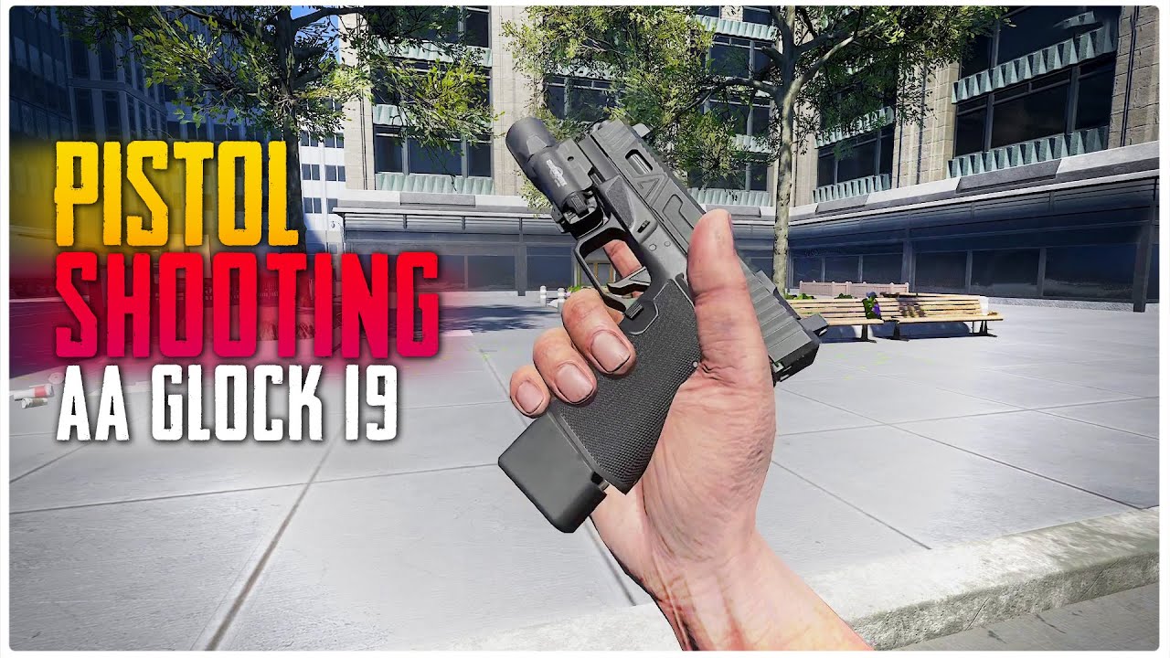 Ground Branch Gameplay - AA Glock 19 Pistol Shooting Only - YouTube