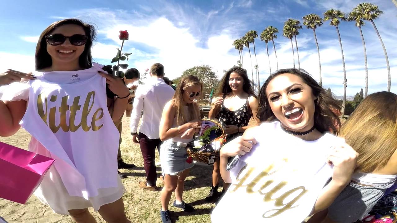 UCSB CHEER BIG & LITTLE REVEAL 2016 - YouTube