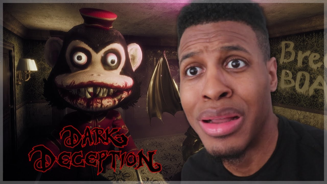 TERRIFYING MONKEY HORROR GAME| Dark Deception - YouTube