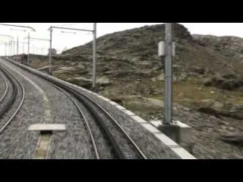 a train cab ride up to Gornergrat from Zermatt, Switzerland in August ...