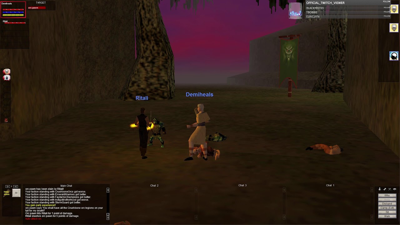 Everquest old school P99 Green : Part 2 - Grouping - Crushbone ...