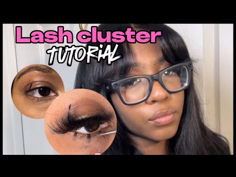 HOW TO APPLY LASH CLUSTER (easy) | BADDIE ON A BUDGET SERIES Pt.1 - YouTube