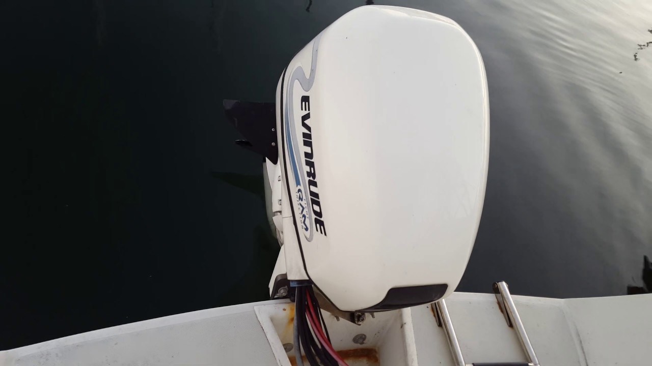 Electric tilt on 115 hp Evinrude. Lancer 27' PS Powersailer ...