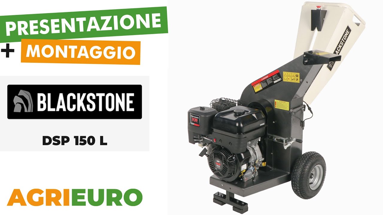 BlackStone DSP 150 L - Biotrituratore a scoppio - Presentazione e ...